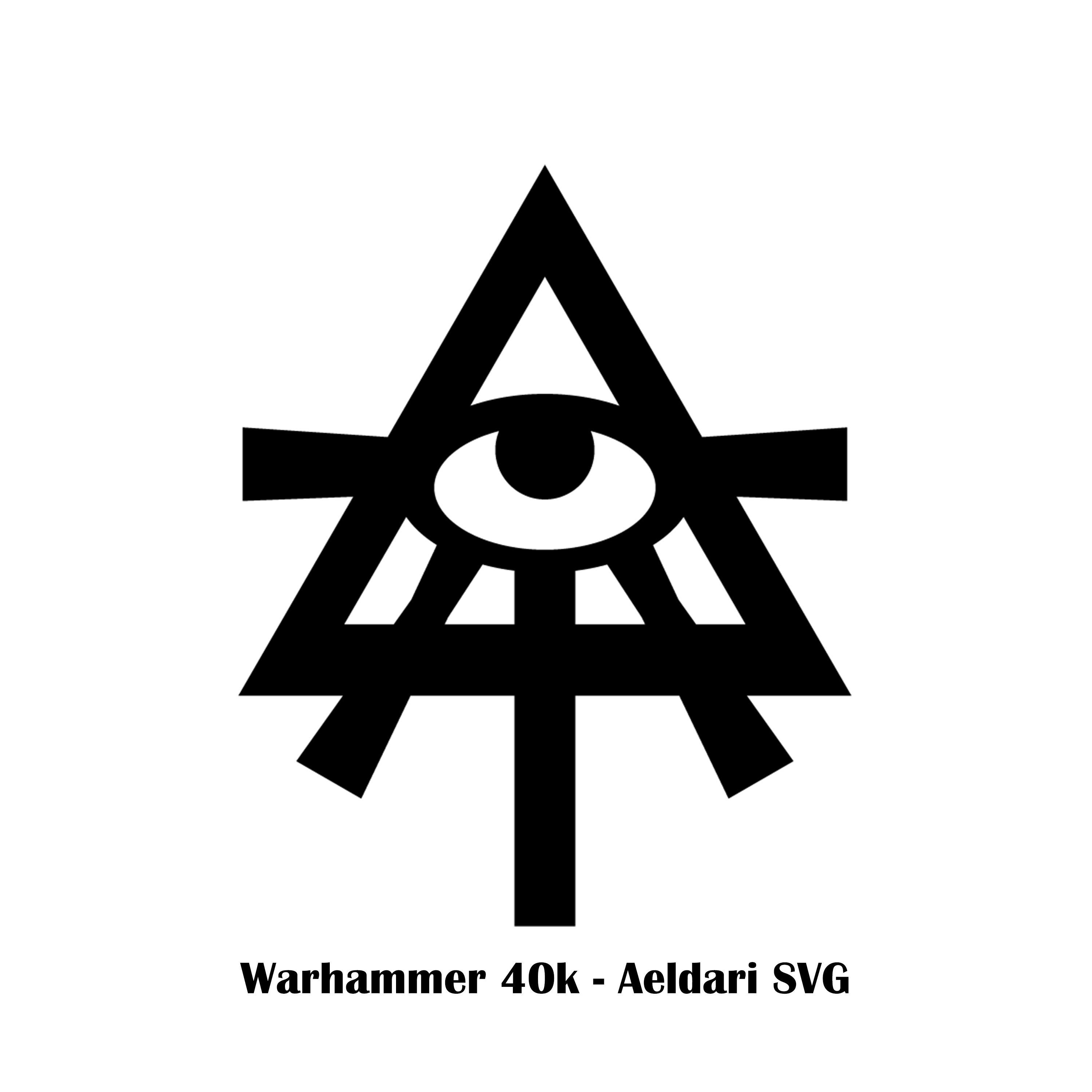 W40k Craftworld Aeldari Logo SVG File Digital Download - Etsy