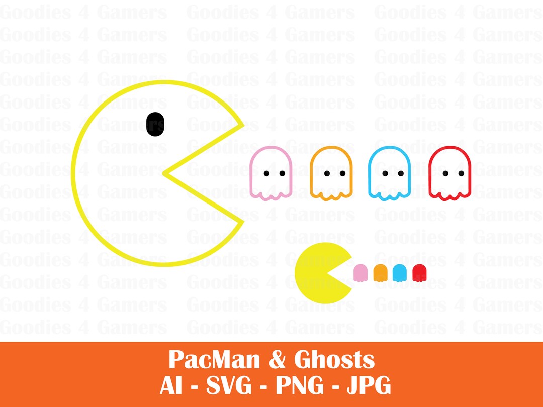Pac Man SVG Pacman Svg SVG File Digital Download - Etsy Singapore