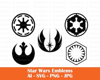 SVG Star Wars Jedi Order Insignia Emblem Logo Digital - Etsy