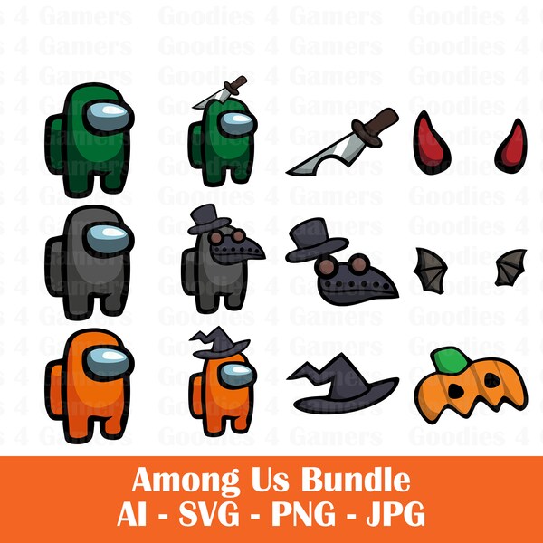 Among Us Clipart - Etsy