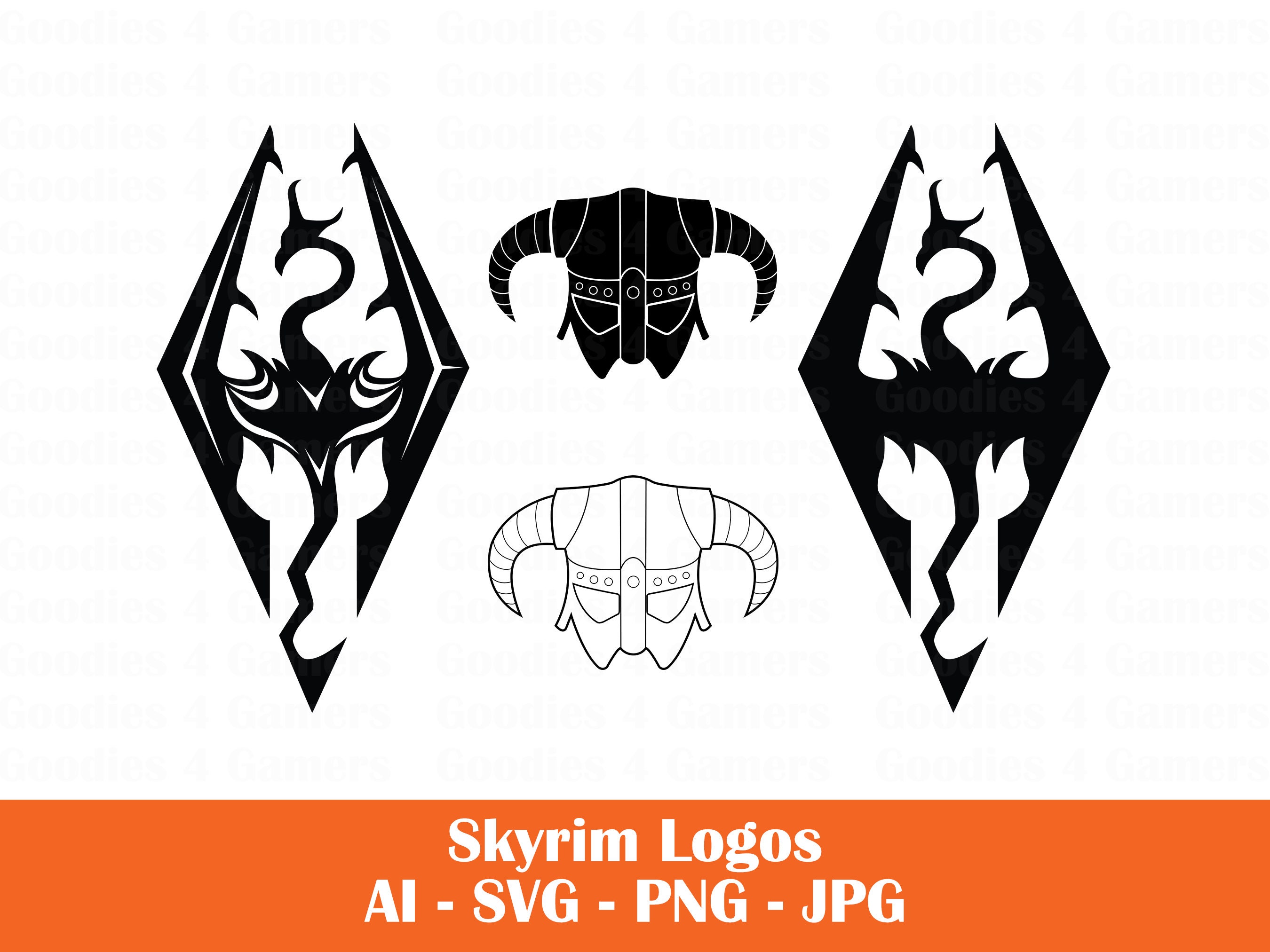 Skyrim Dragon Logo