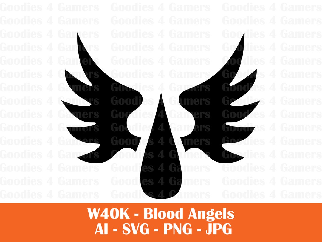W40k Blood Angels Logo SVG File Digital Download Digital - Etsy
