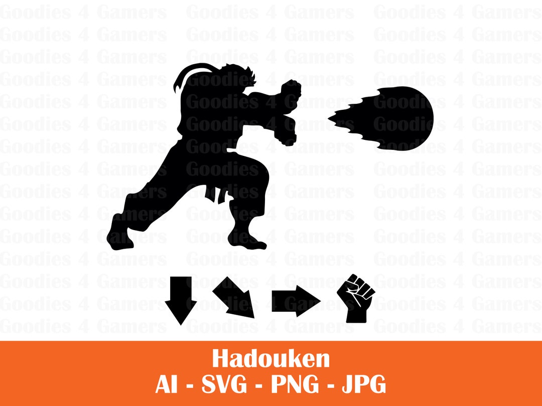 Hadouken SVG / Ryu svg / Street Fighter svg / Street Fighter 2 - Etsy ...