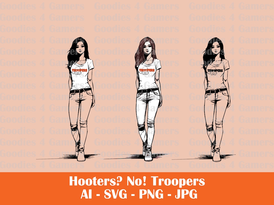 Hooters SVG Stormtrooper SVG Funny Star Wars SVG Hooters - Etsy Australia