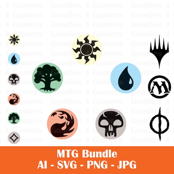 Magic the Gathering M Svg - Etsy