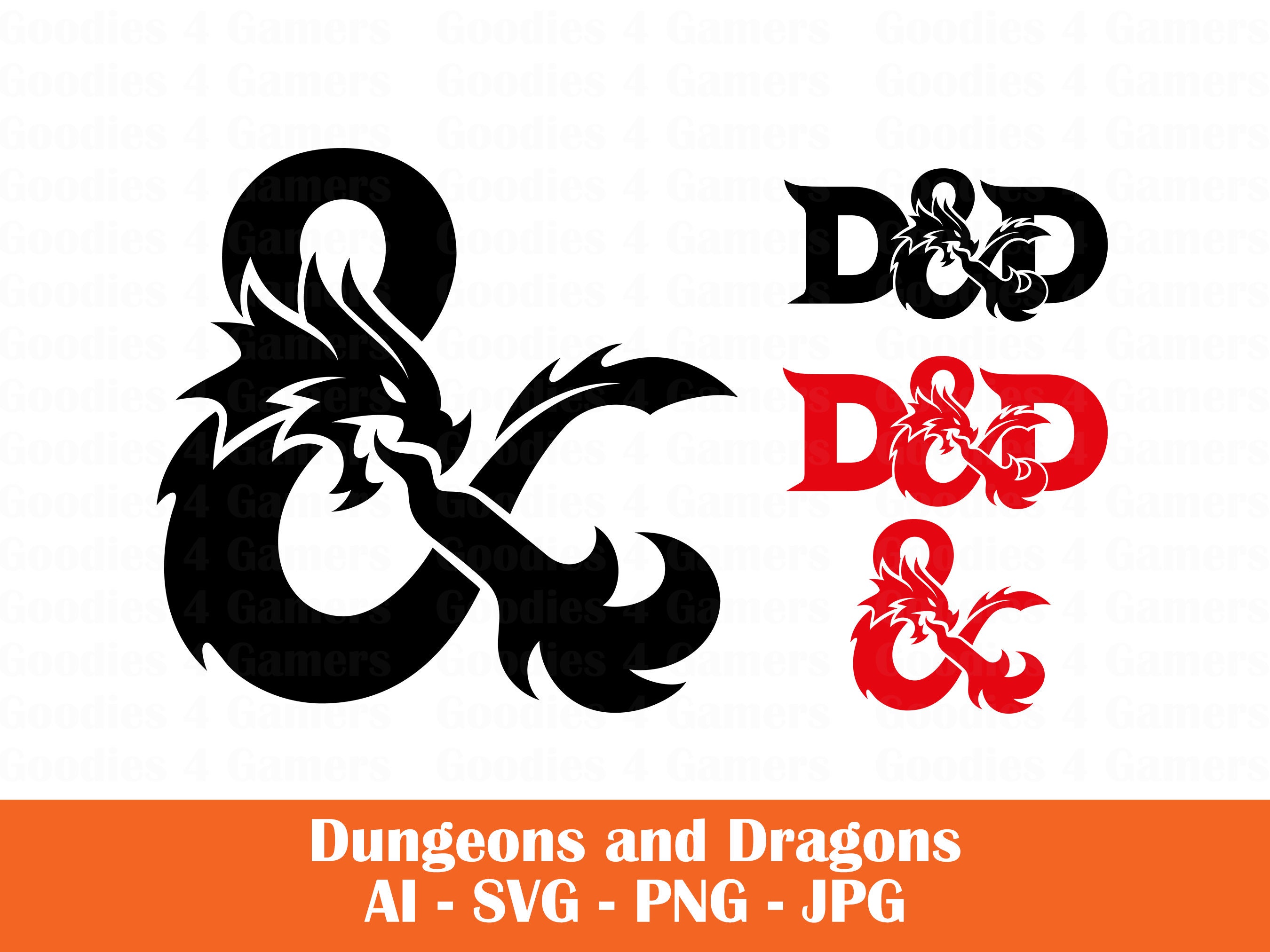 D&D Logo SVG File Digital Download Digital Decal - Etsy