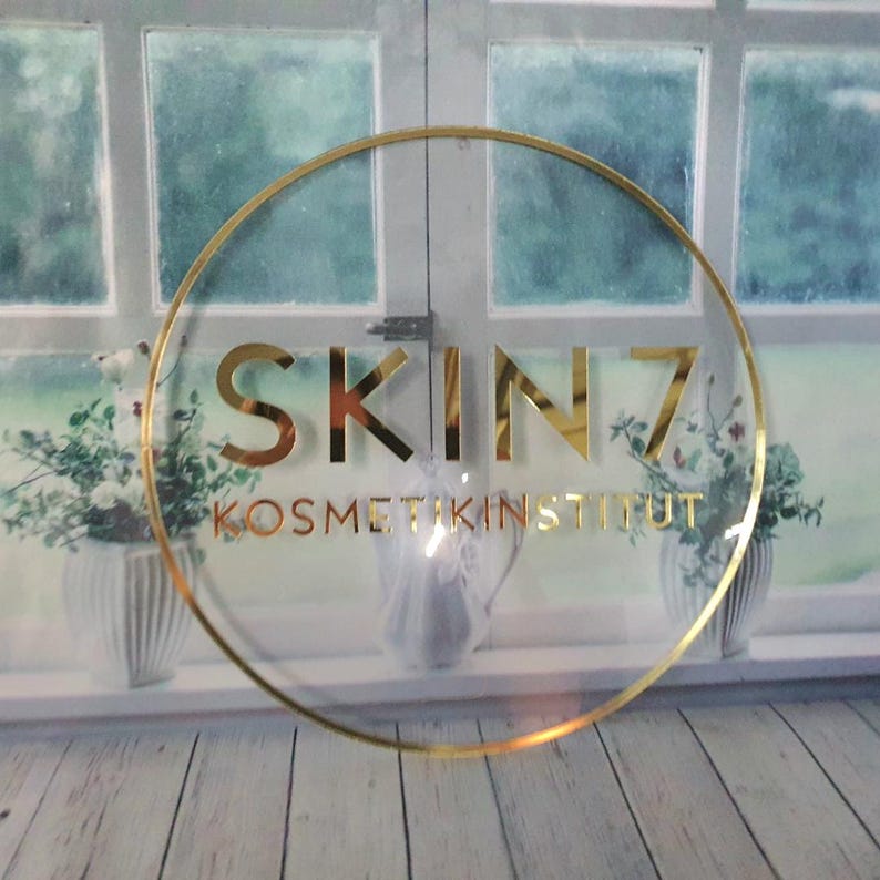 Custom Clear Acrylic Business Logo Sign, Custom Logo Sign for Business ...