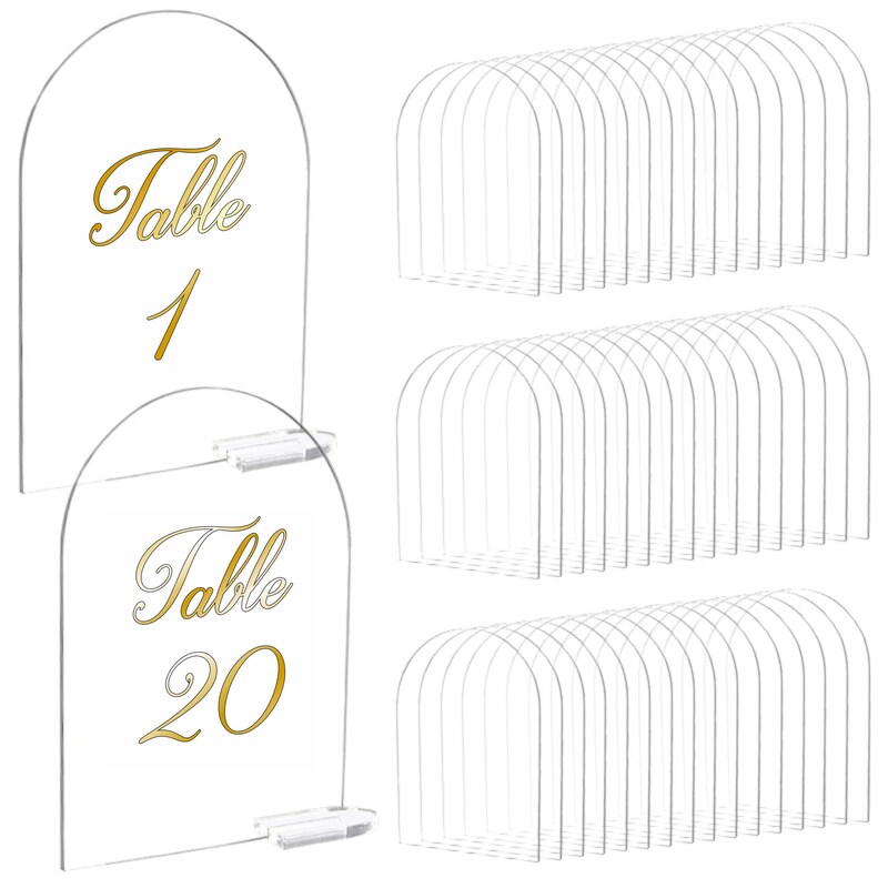 Acrylic Table Number - Etsy