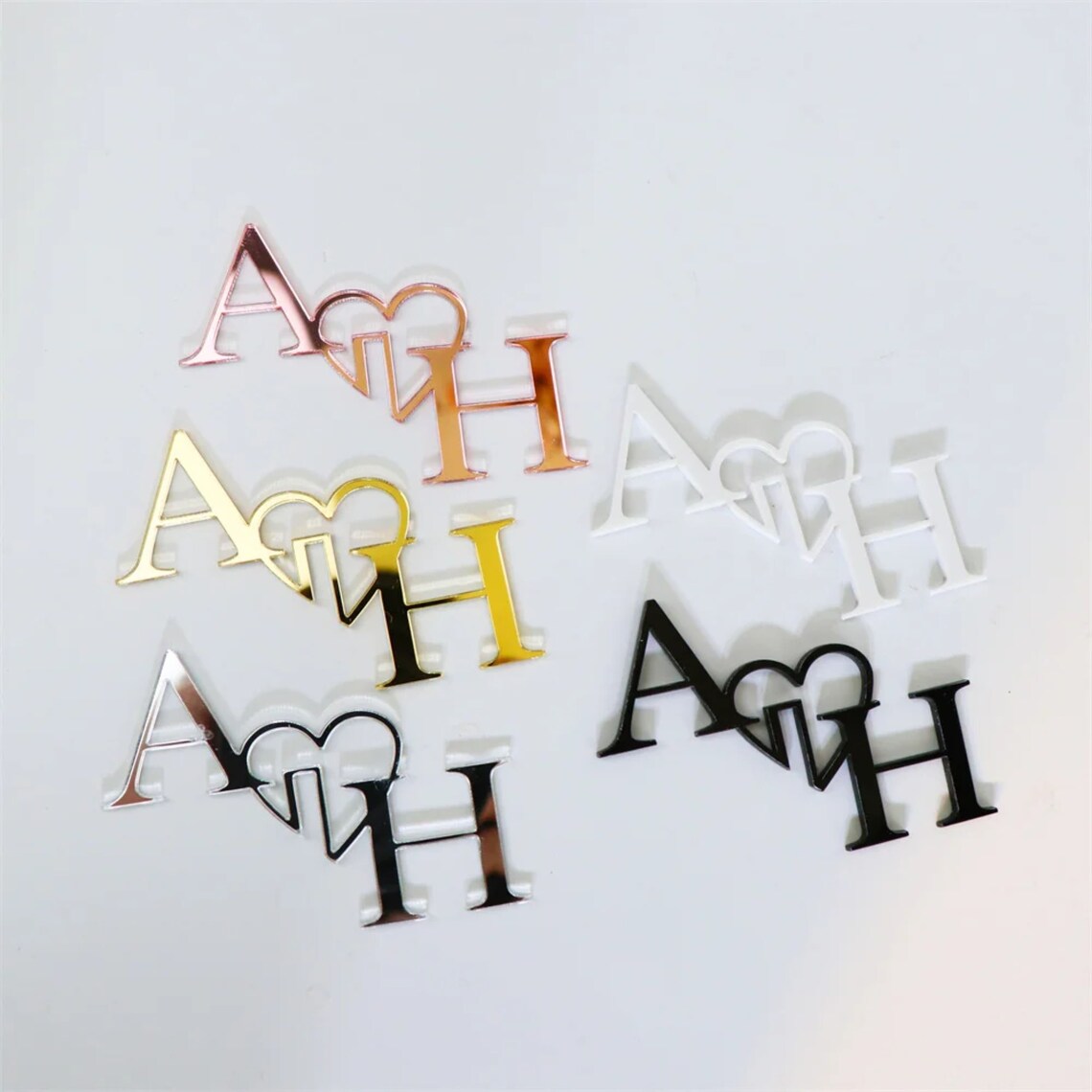 Personalized Heart Wedding Drink Letters, Glass Markers - Etsy