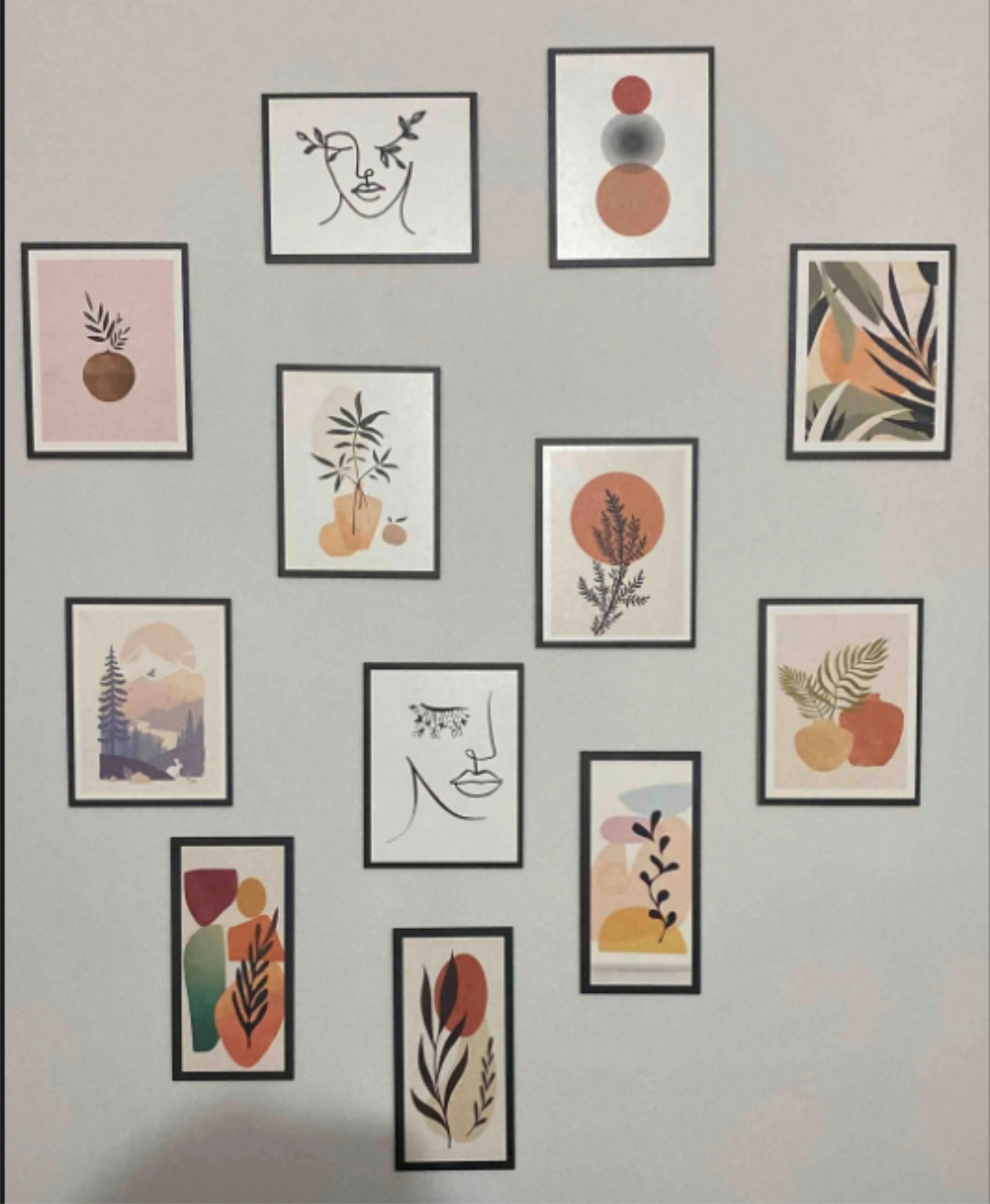 Decorated Mdf Table Set, 12 Pieces 3 Mm Mdf Wood, UV Printing. - Etsy