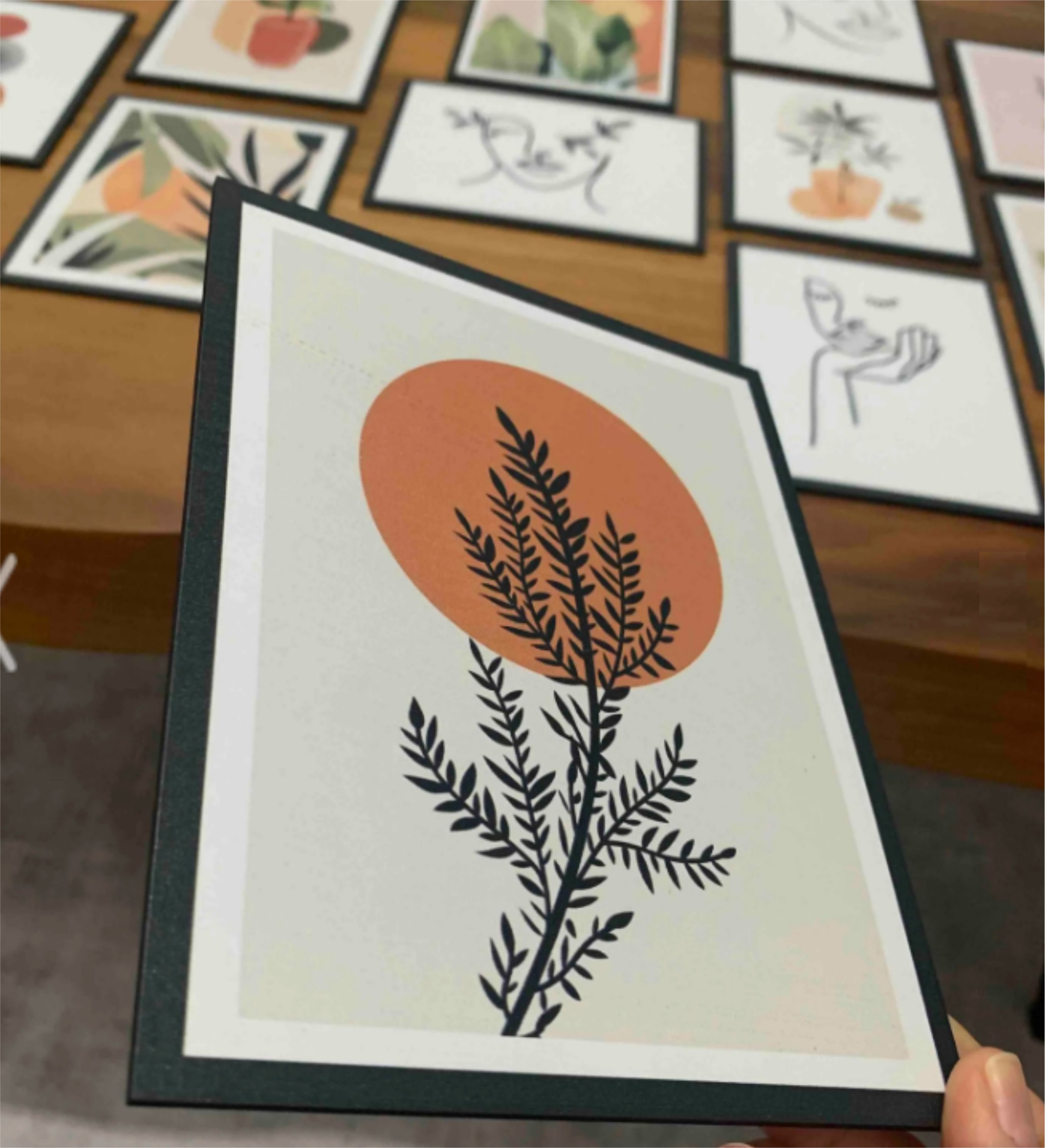 Decorated Mdf Table Set, 12 Pieces 3 Mm Mdf Wood, UV Printing. - Etsy