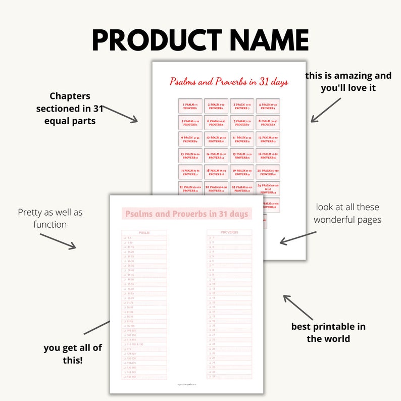 Psalms and Proverbs in 31 Days Challenges, Scriptures, Reading Plan ...