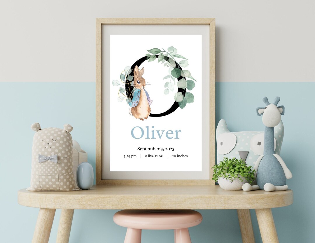 Peter Rabbit Baby Birth Stats, Birth Details, Birth Announcement, Baby ...