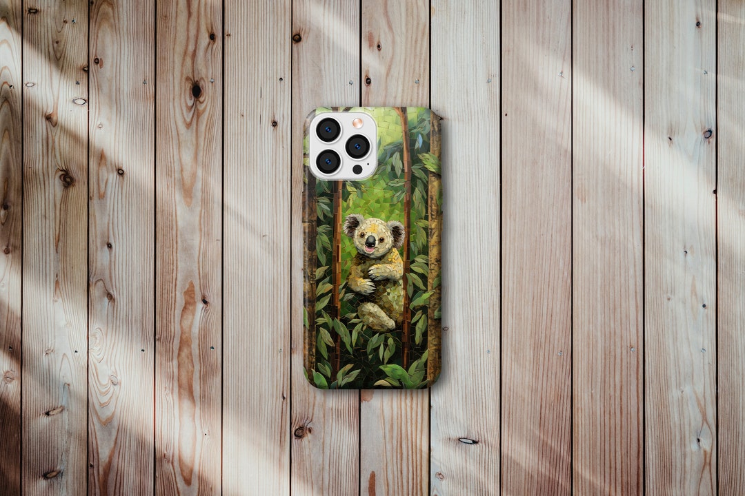 Original Mosaic Tile Art Cute Koala in Forest iPhone Case Great Gift ...