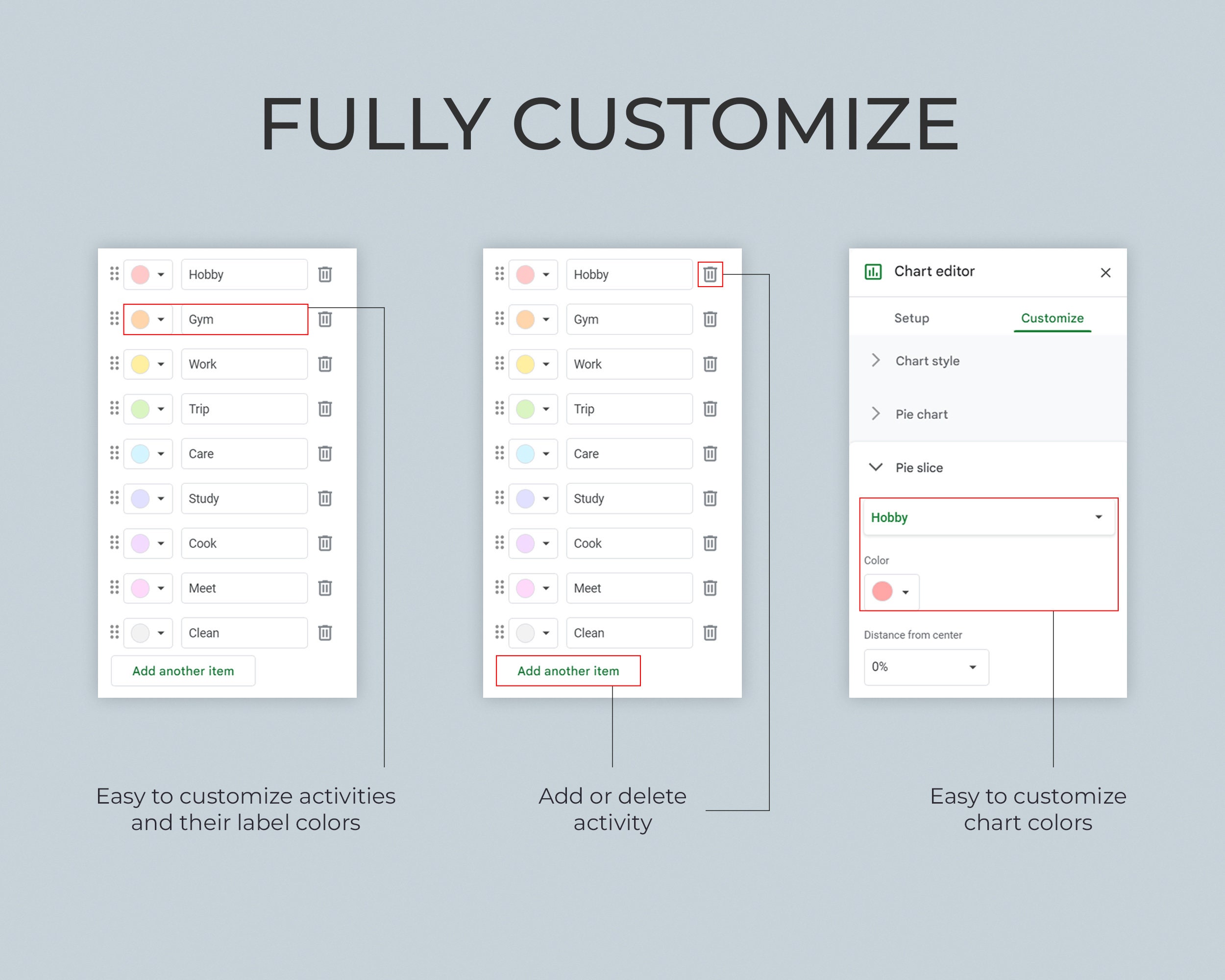 2023 Yearly Planner and Time Tracker Google Sheets Template Weekly ...