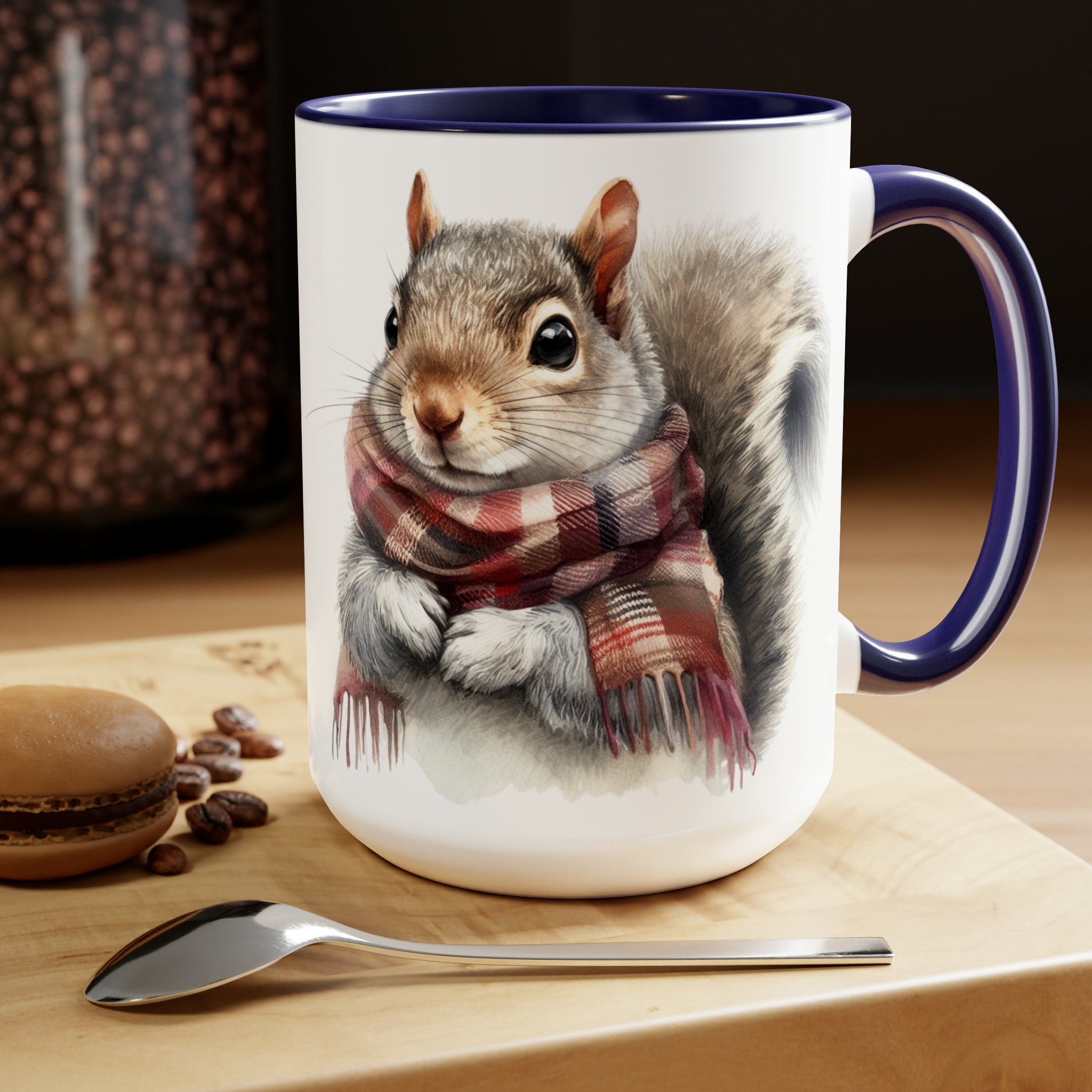 Squirrel Mug, Mug for Squirrell Lovers, Funny Coffee Mug, Gift for ...