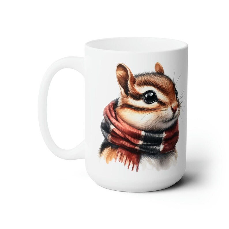 Chipmunk Mug, Mug for Nature Lovers, Funny Coffee Mug, Gift for ...