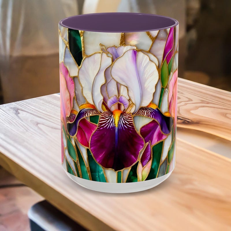 Coffee Mugs With Iris - Etsy