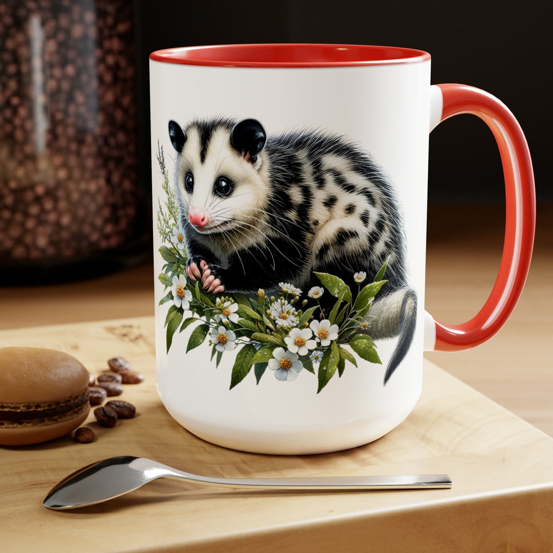 Possum Mug, Possum Art Mug, Cute Possum Mug, Birthday Gift, Possum ...