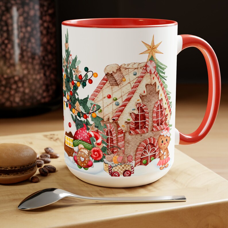 Gingerbread House Mug, Gingerbread Coffee Cup, Christmas Movie Mug ...