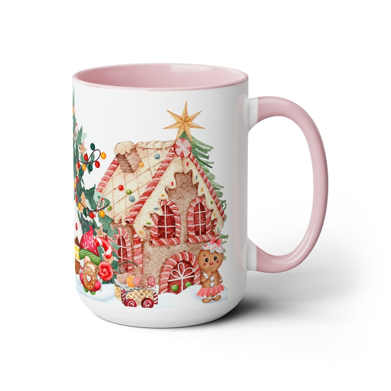 Gingerbread House Mug, Gingerbread Coffee Cup, Christmas Movie Mug ...