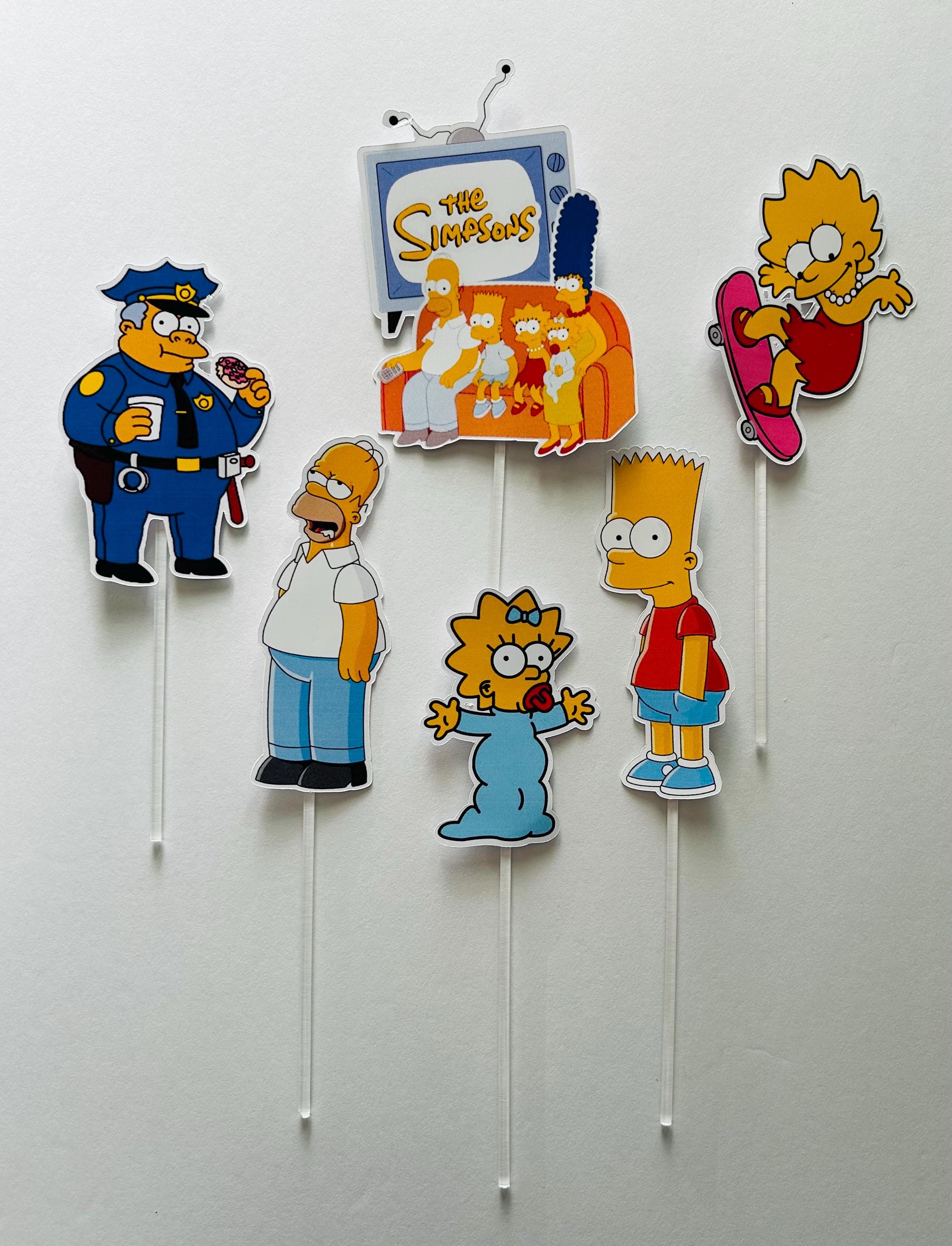 Simpsons Cupcake Toppers - Etsy