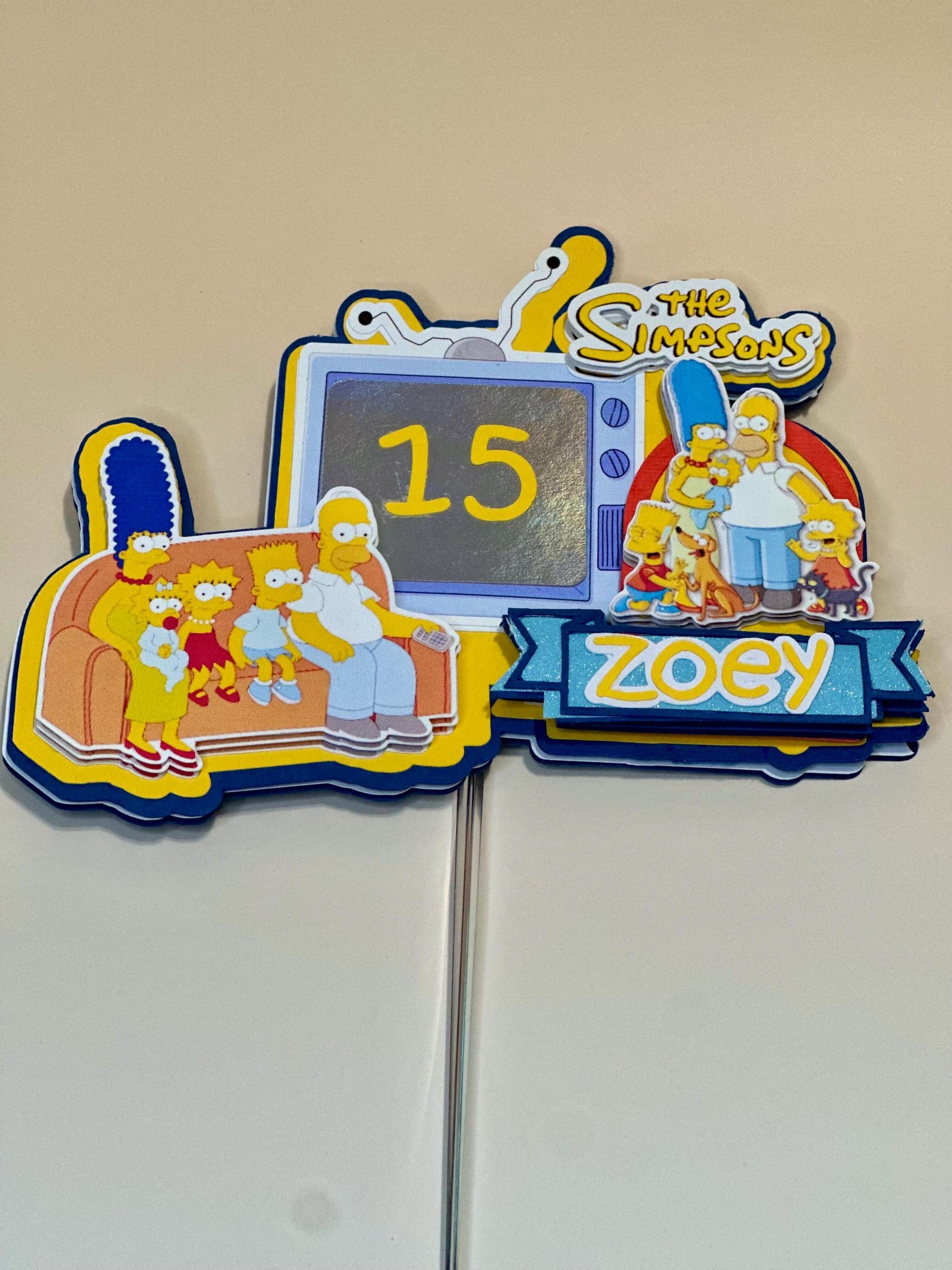 Simpsons Cake Topper - Etsy