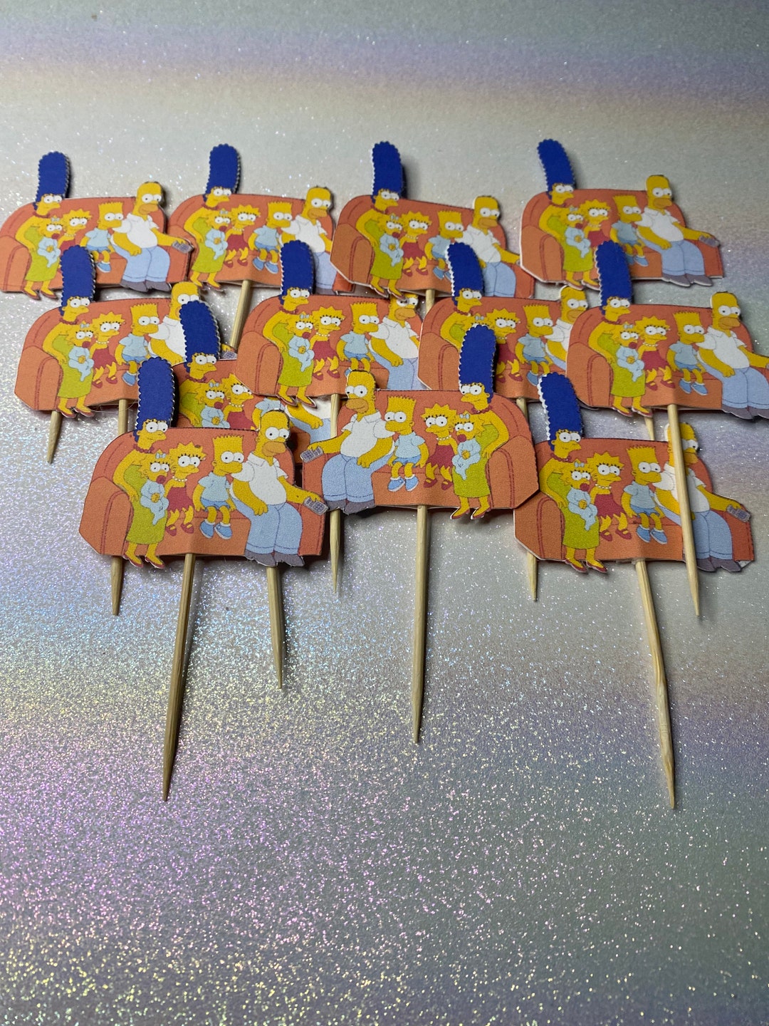 Simpsons Cupcake Toppers - Etsy