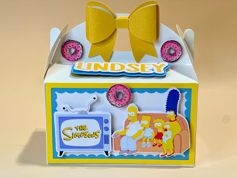 Simpson Gable Box Party Favor | Simpsons Gable Box Party Favor ...