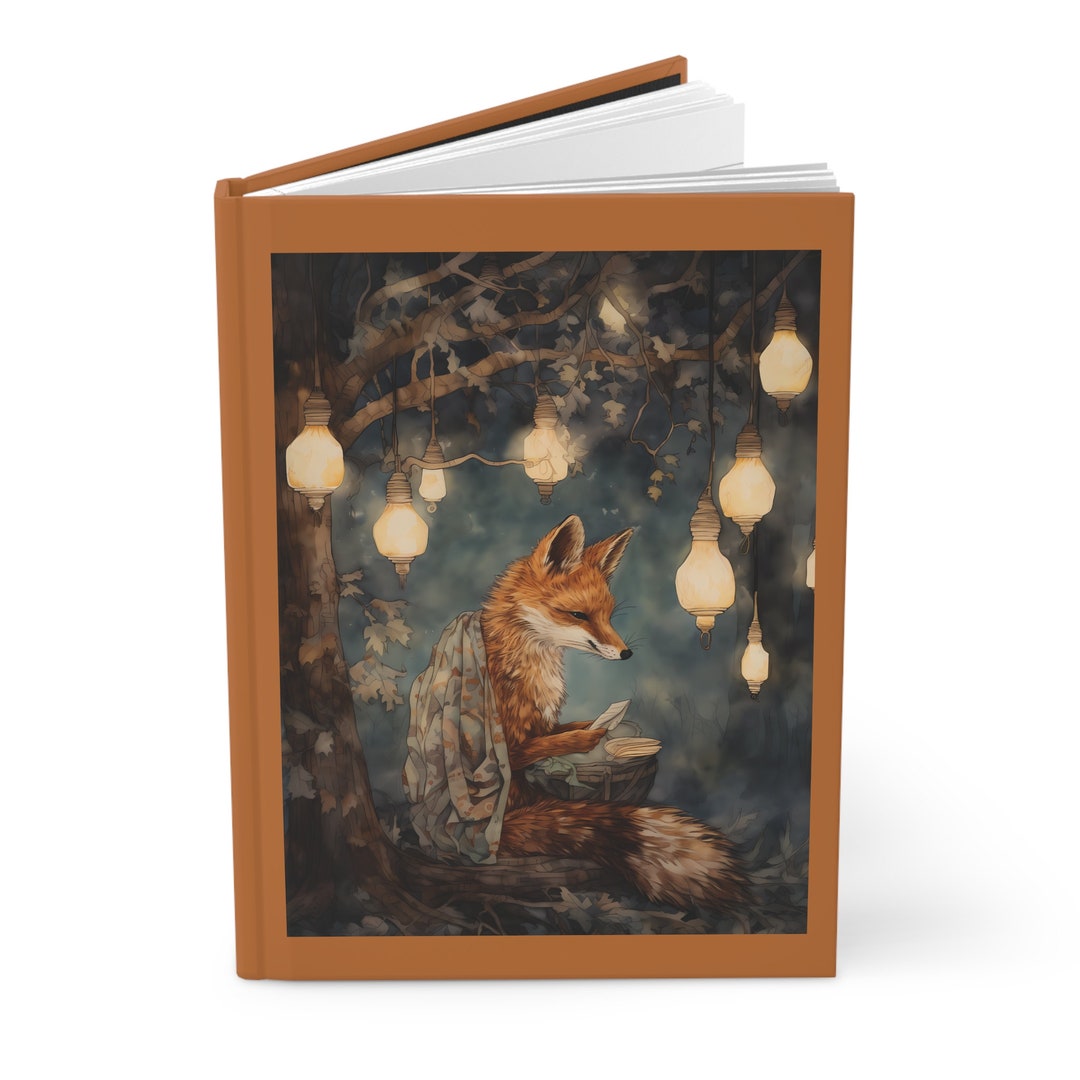 Fox Gifts, Artful Fox Journal, Fox Lover Notebook, Aesthetic Notebook ...