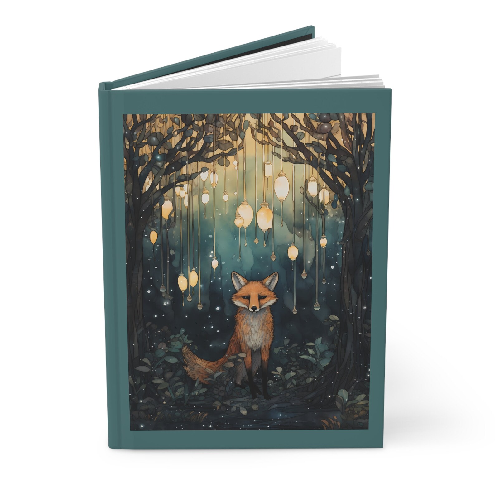 Fox Gifts, Artful Fox Journal, Fox Lover Notebook, Aesthetic Notebook ...