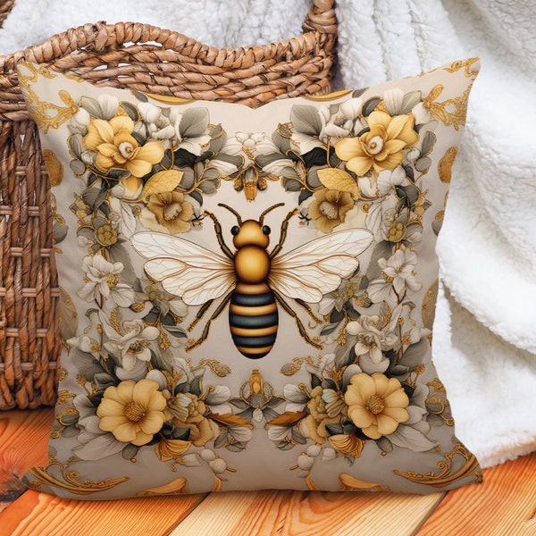 Bee Pillow - Etsy