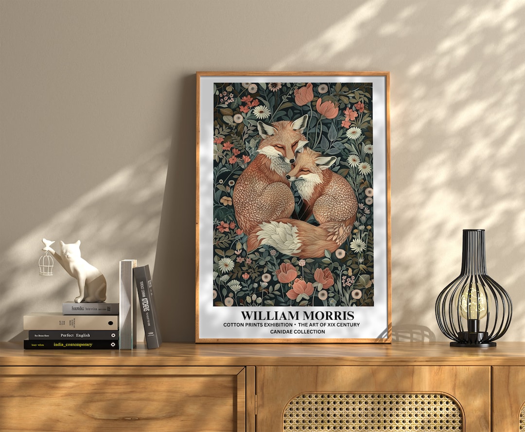 William Morris Print, Fox Print, William Morris Exhibition Print ...