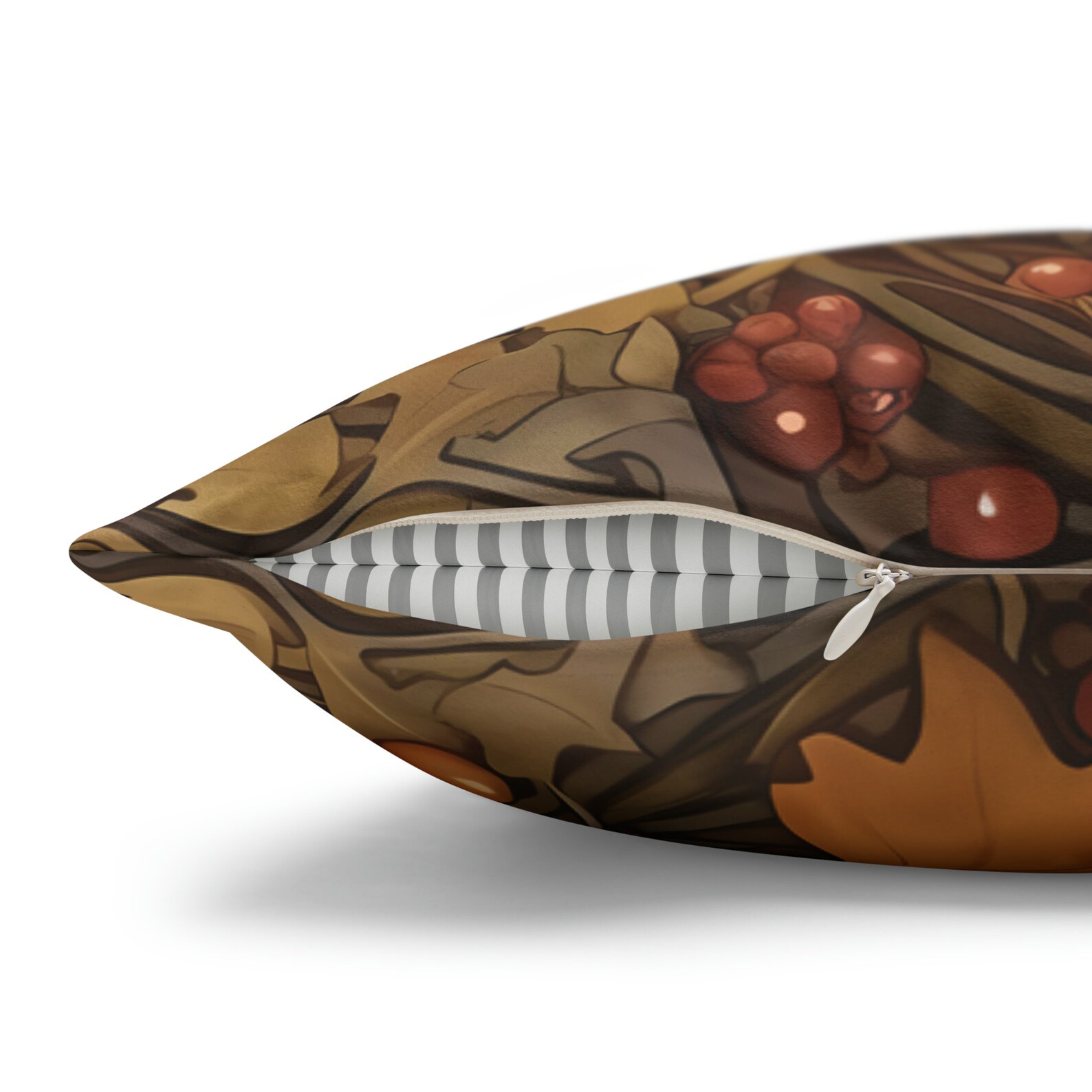 Fox Pillow Case, Faux Suede Pillow, Autumn Decor, Fall Home Decor ...