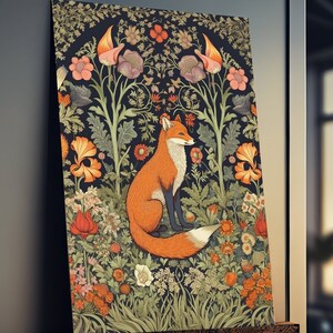 Fox Gifts, Vintage Fox Print, Fox Poster, Fox Wall Art, Fox Print ...