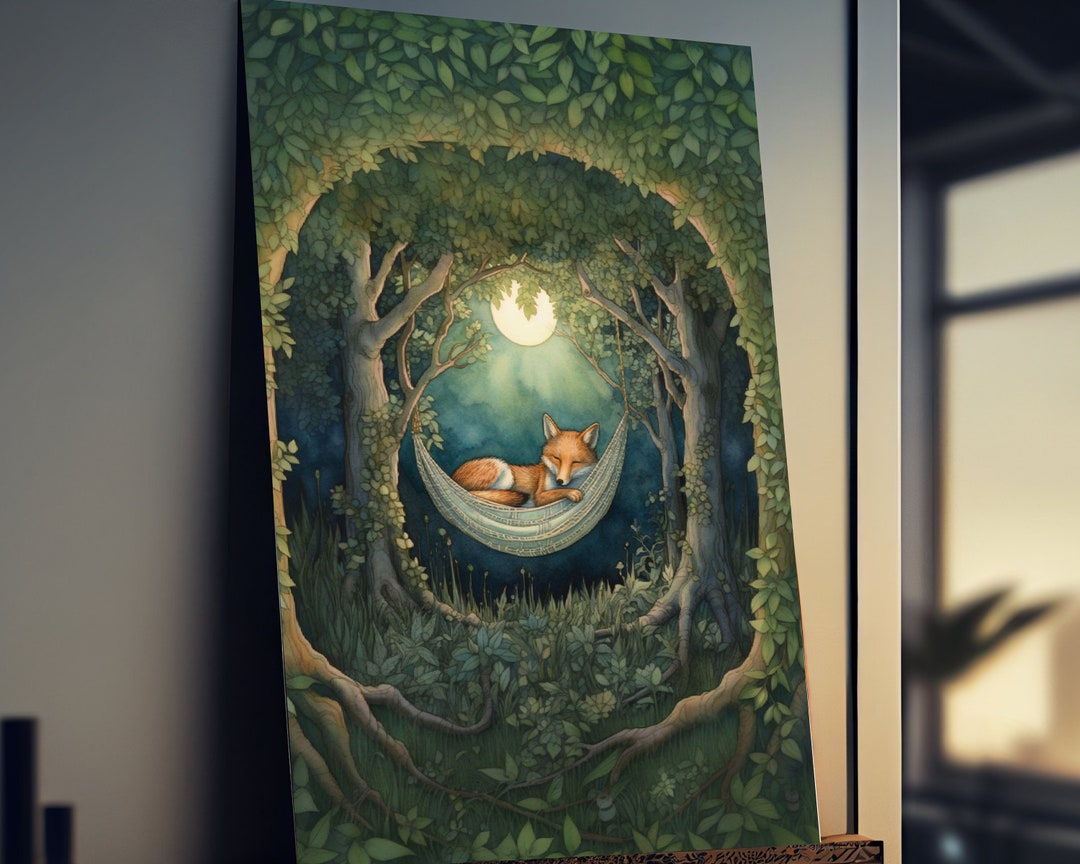 Fox Gifts, Vintage Fox Print, Fox Poster, Fox Wall Art, Fox Print ...