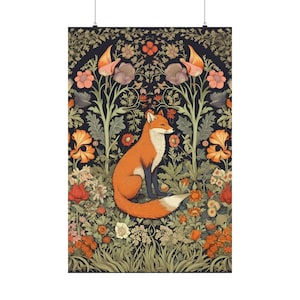 Fox Gifts, Vintage Fox Print, Fox Poster, Fox Wall Art, Fox Print ...