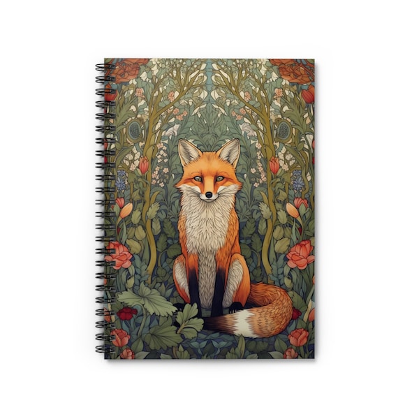 Fox Notebook - Etsy