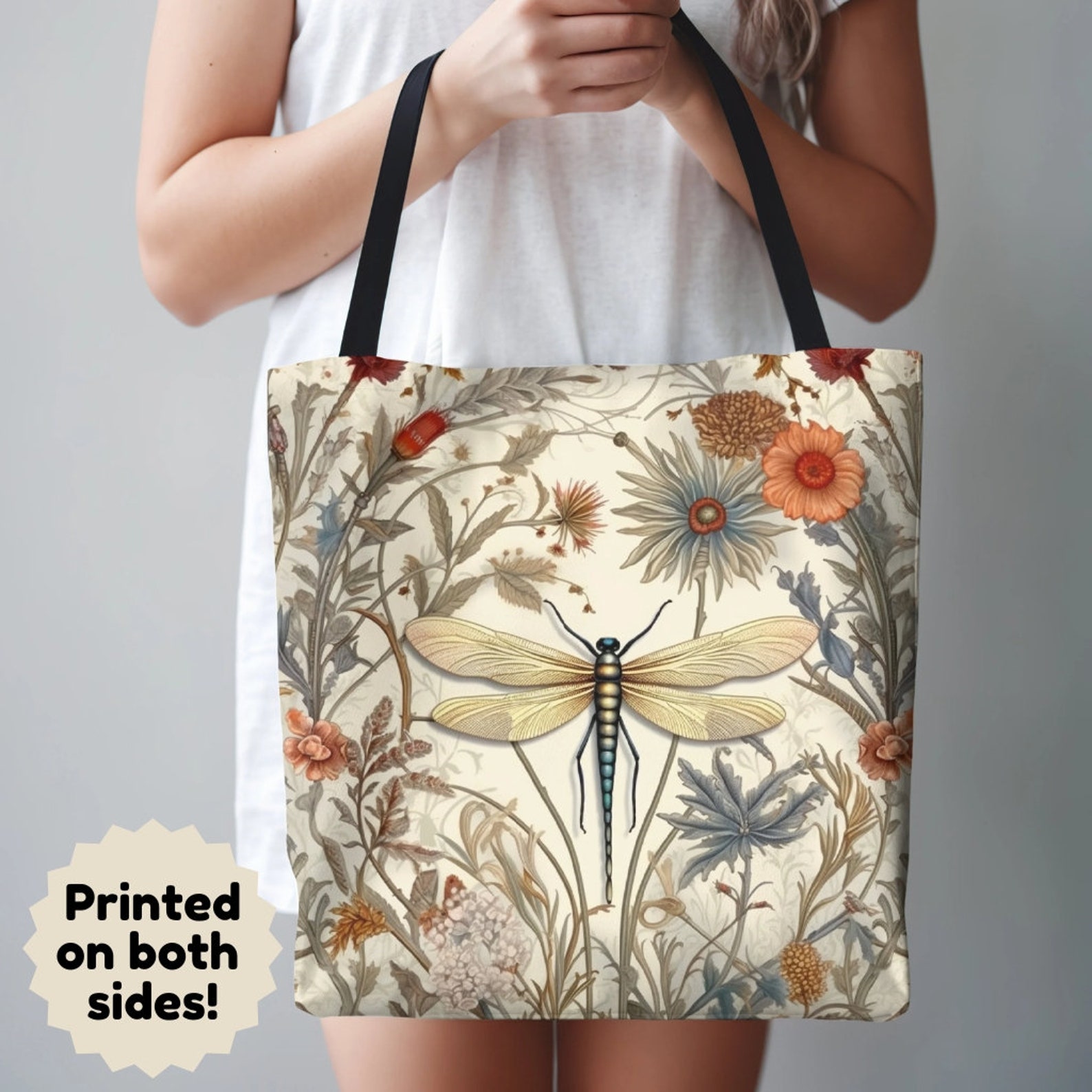 Dragonfly Gifts, Summer Tote, Dragonfly Tote Bag, Beach Bag, Dragonfly ...
