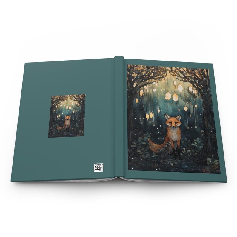 Fox Gifts, Artful Fox Journal, Fox Lover Notebook, Aesthetic Notebook ...