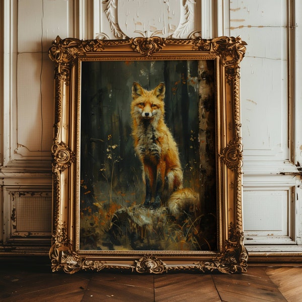 Fox print - Etsy