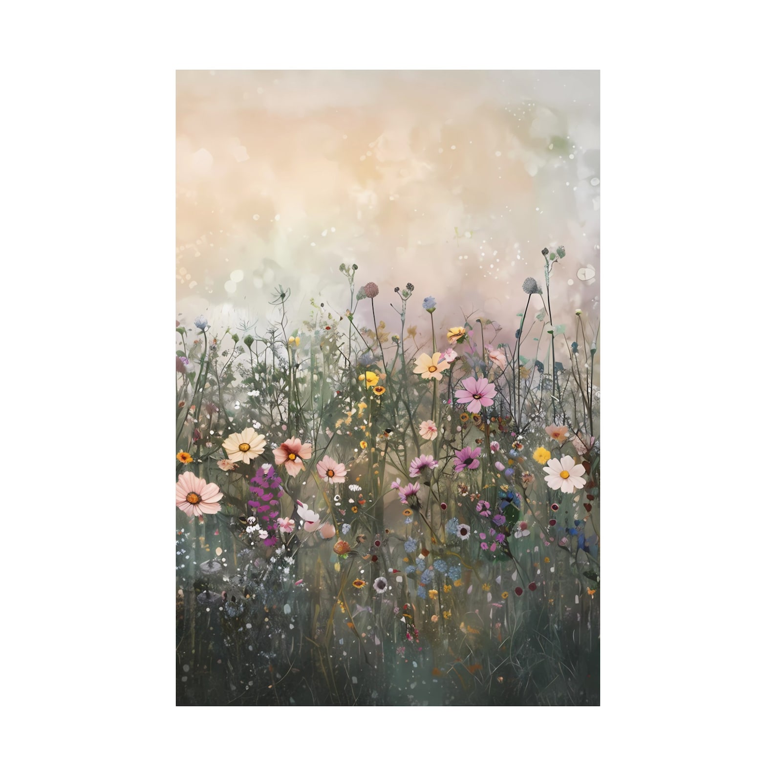 Wildflower Prints Set of 2, Wildflower Poster, Vintage Wall Art ...