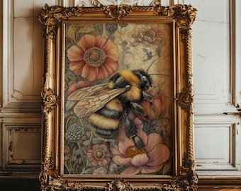 William Morris Style Bumble Bee Print - Cotton Prints Exhibition ...