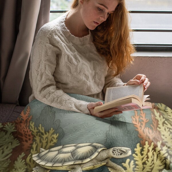 Sea Turtle Blanket - Etsy