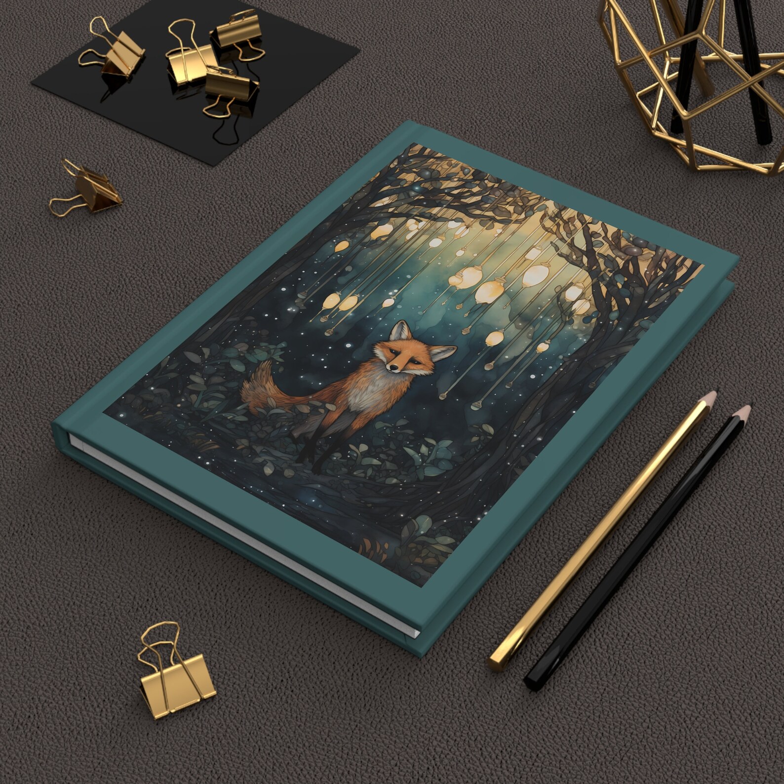 Fox Gifts, Artful Fox Journal, Fox Lover Notebook, Aesthetic Notebook ...