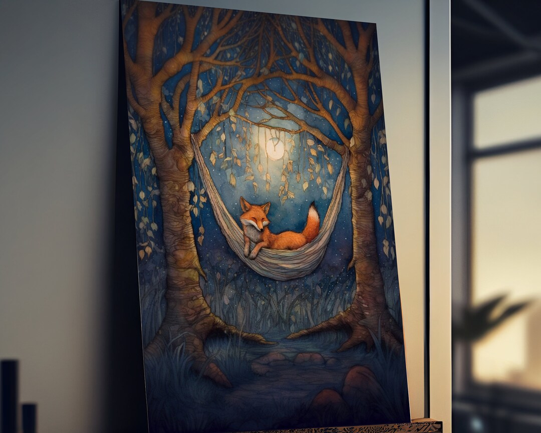 Fox Gifts, Vintage Fox Print, Fox Poster, Fox Wall Art, Fox Print ...