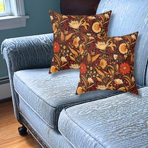 Fall Pillow, Fall Home Decor, Faux Suede, Holiday Gifts for Her ...