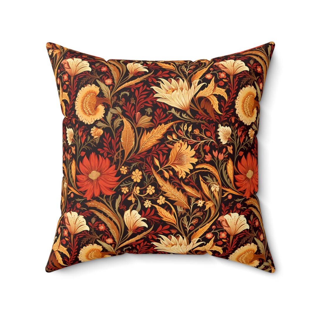 Fall Pillow, Fall Home Decor, Faux Suede, Holiday Gifts for Her ...