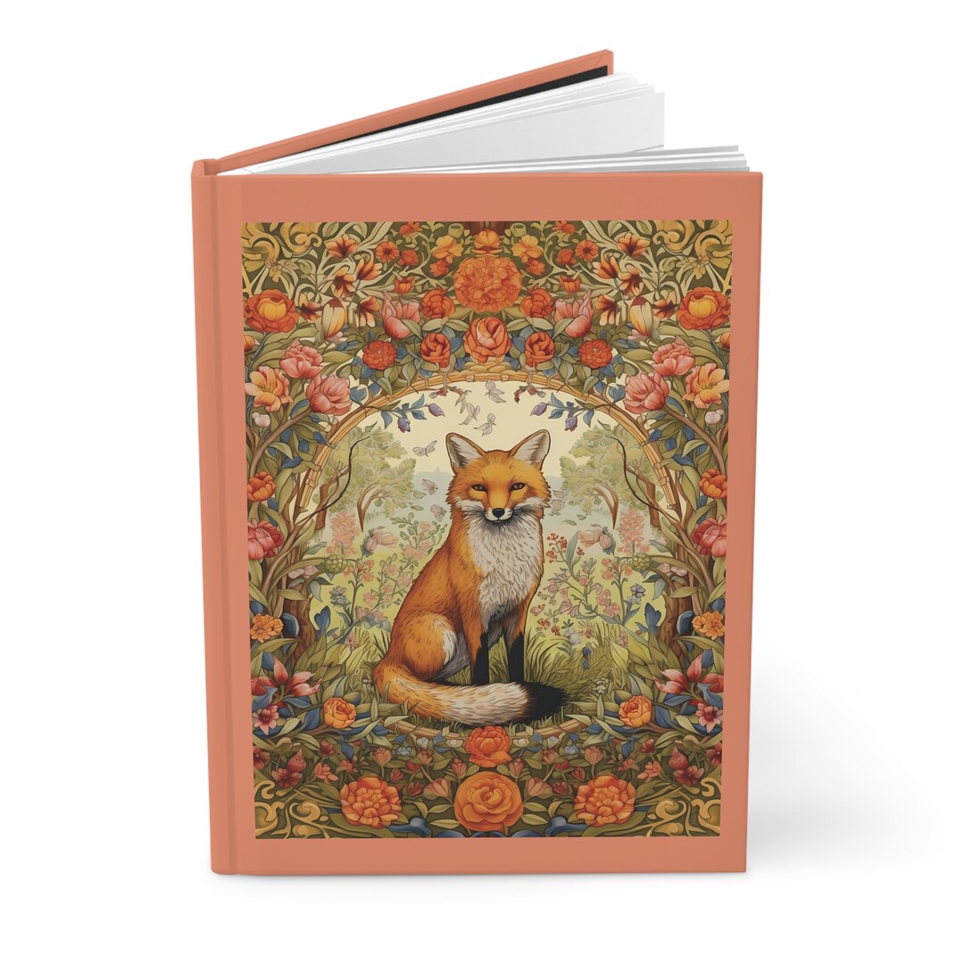 Fox Gifts, Fox Journal, Fox Lover Notebook, Artful Art, Aesthetic ...