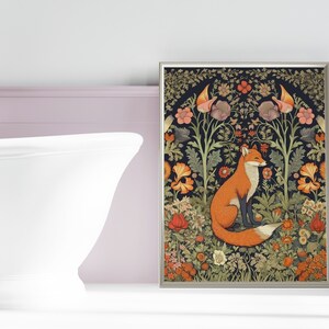 Fox Gifts, Vintage Fox Print, Fox Poster, Fox Wall Art, Fox Print ...